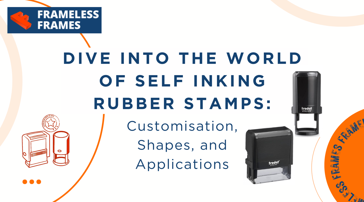 Dive Into the World of Self Inking Rubber Stamps: Customisation, Shape ...