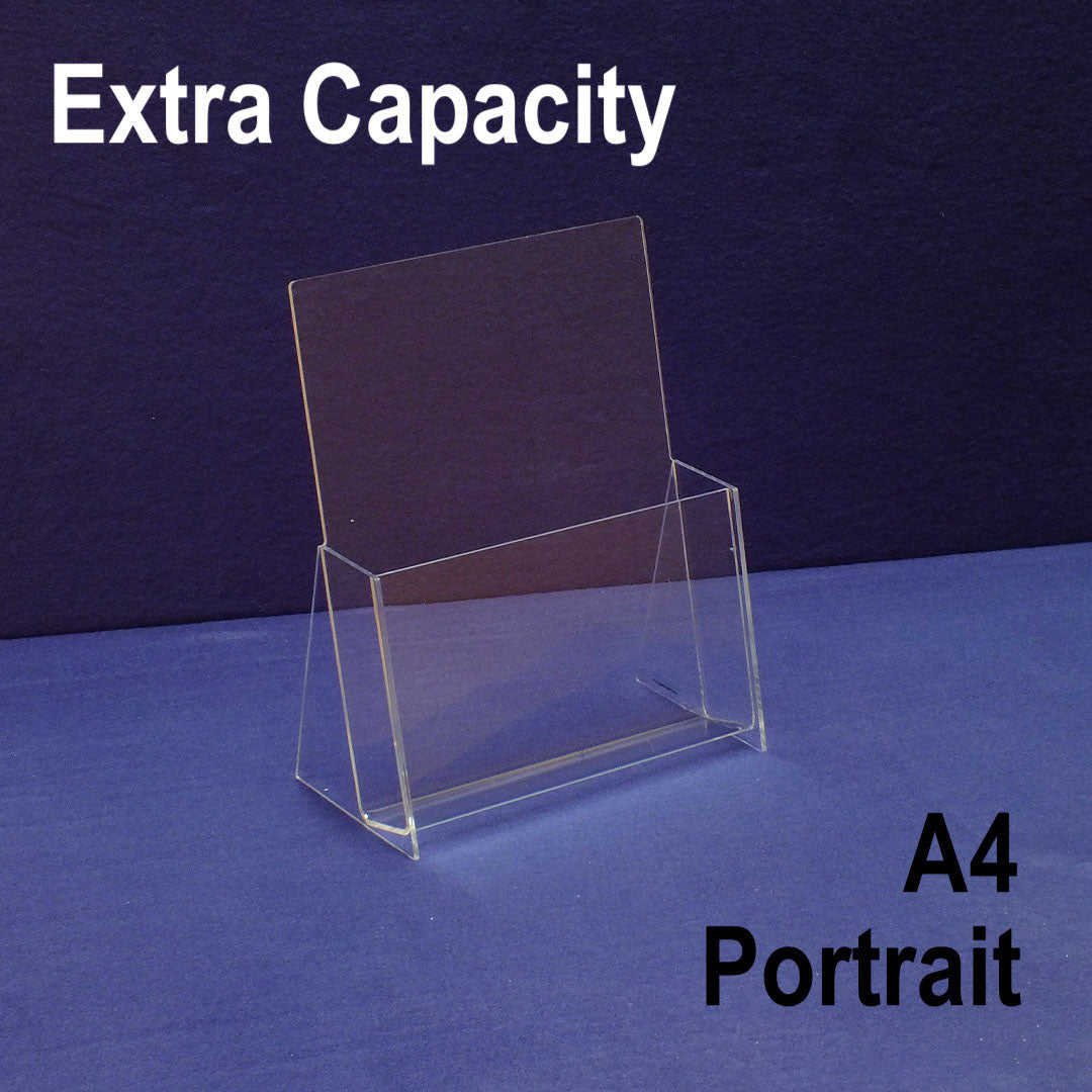 Brochure Holder - Free Standing – Frameless Frames